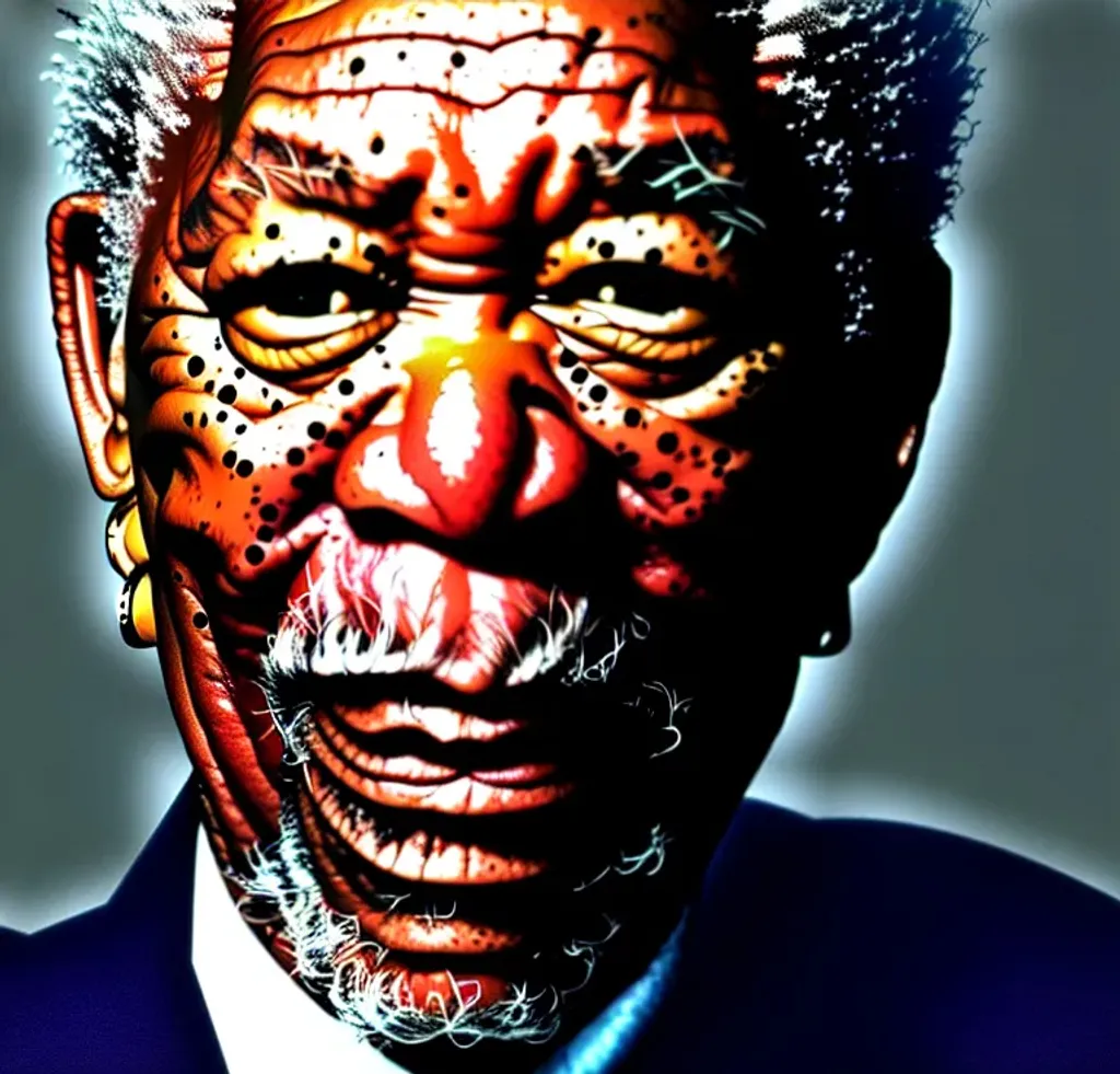 Morgan Freeman, happy, 4K, 8K, High Resolution | OpenArt