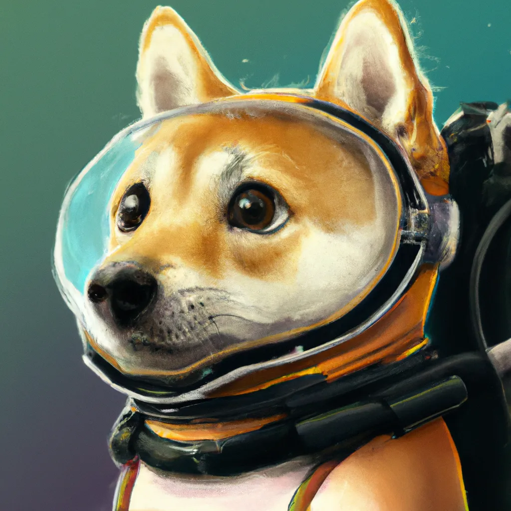 A Shiba Inu wearing scuba gear gear, cinematic, cine...