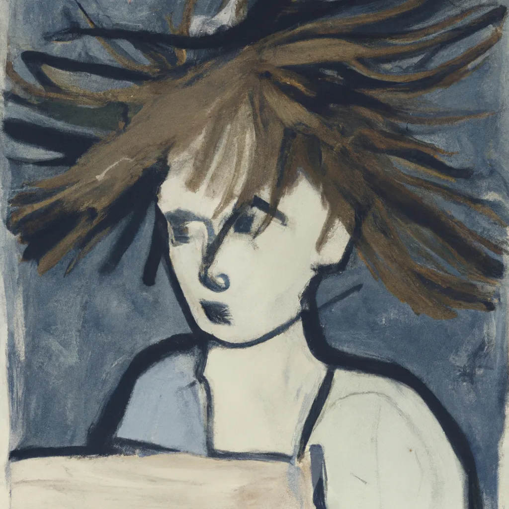 Girl With Messy Hair, 1880, by Pablo Picasso | OpenArt