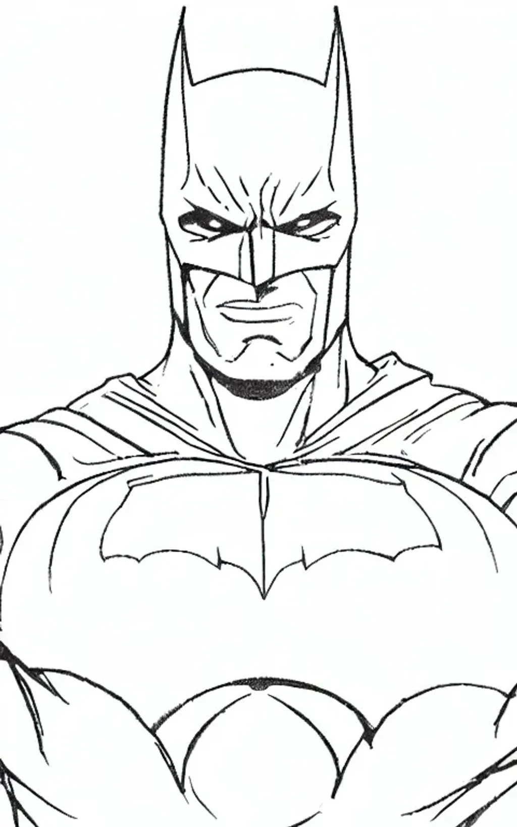Recreate base image in realistic style as Batman in...