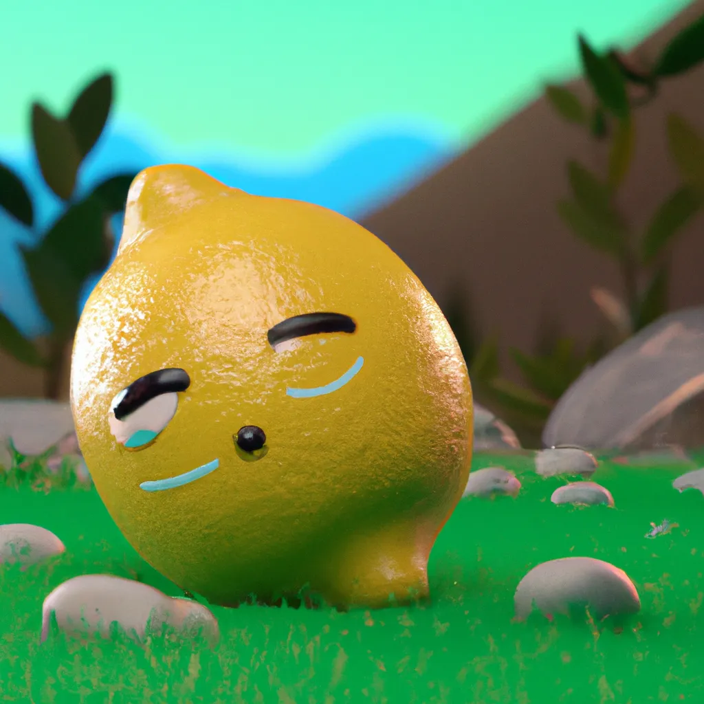 a really cute lemon making a lemonde, cinematic ligh... | OpenArt