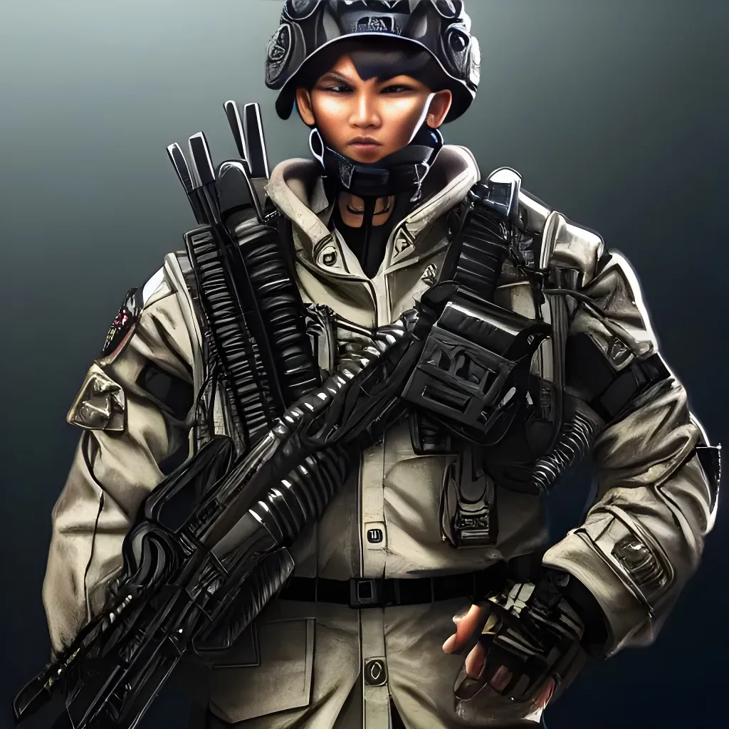 Emma watson as imperial guard astra militarum from w... | OpenArt