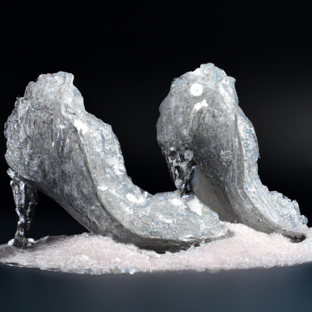 picture of designer shoes made out of salt crystals,... | OpenArt