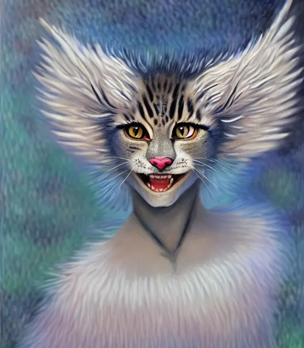 Felinoid lady fursona, attractive, elegant, confiden... | OpenArt