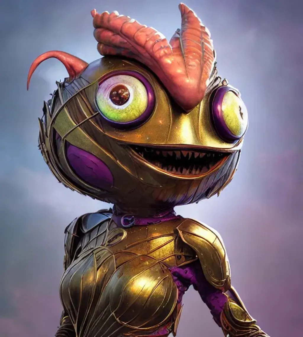 Futuristic Starfinder Raxilite tiny dandelion flower... | OpenArt