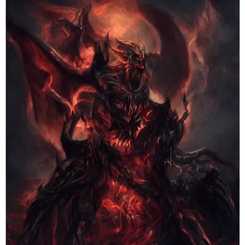 destruction, divine light, demonic, blood, soul, evi... | OpenArt