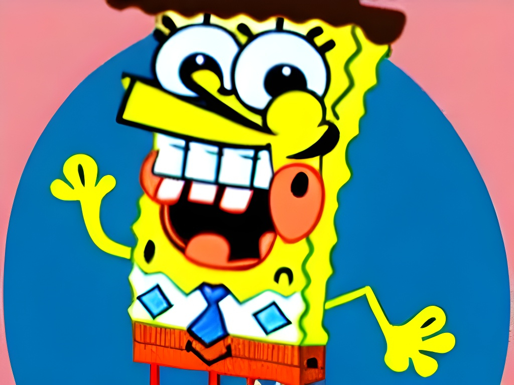 Spongebob Squarepants crossing over Stephen Curry. | OpenArt