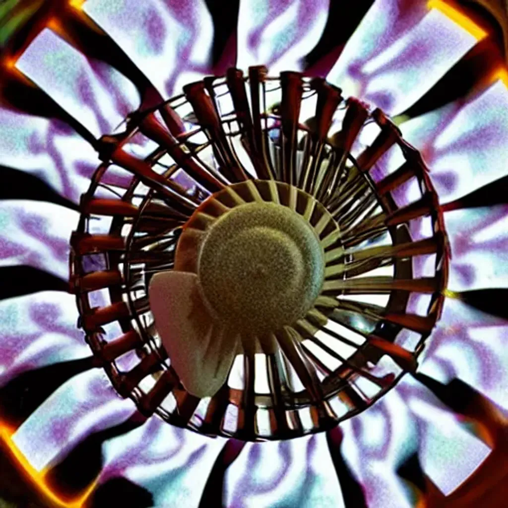oscillating fan. trippy ISD Universe. Shattered Psyche. | OpenArt
