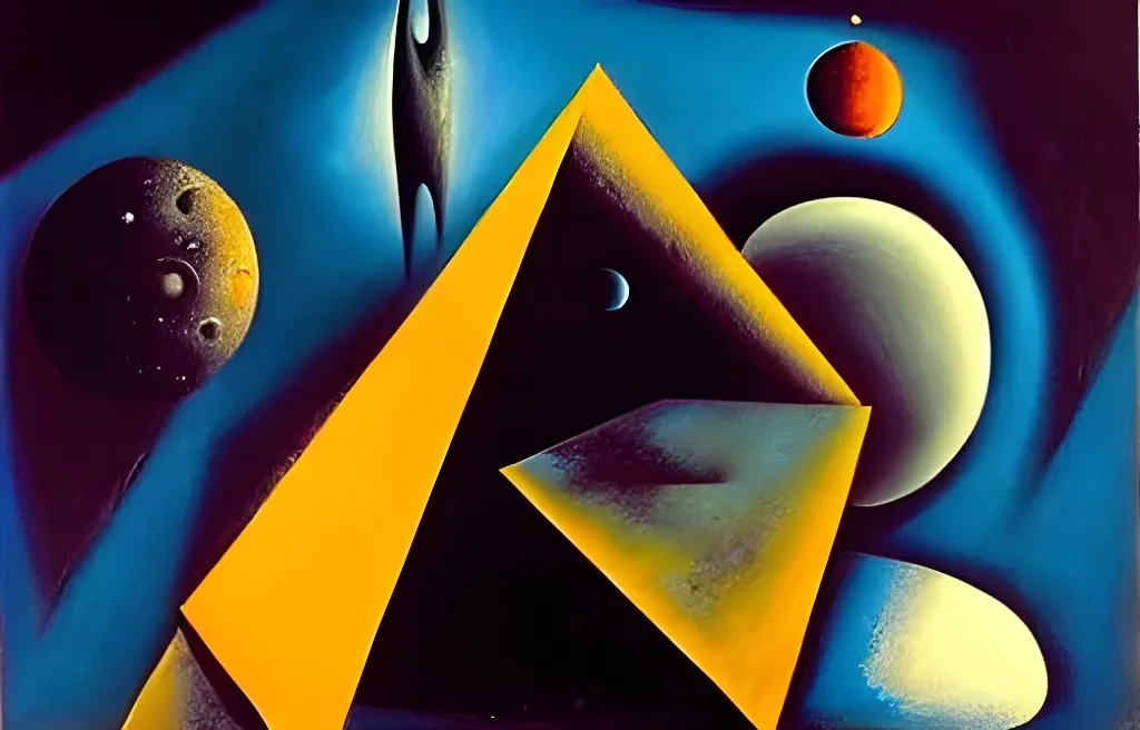 Abstract cubism Oil painting by Dave McKean, Juan Gr... | OpenArt