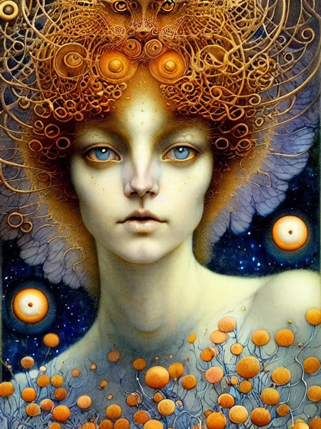 (( woman cherub shapeshifter by Daniel Merriam, Merr... | OpenArt