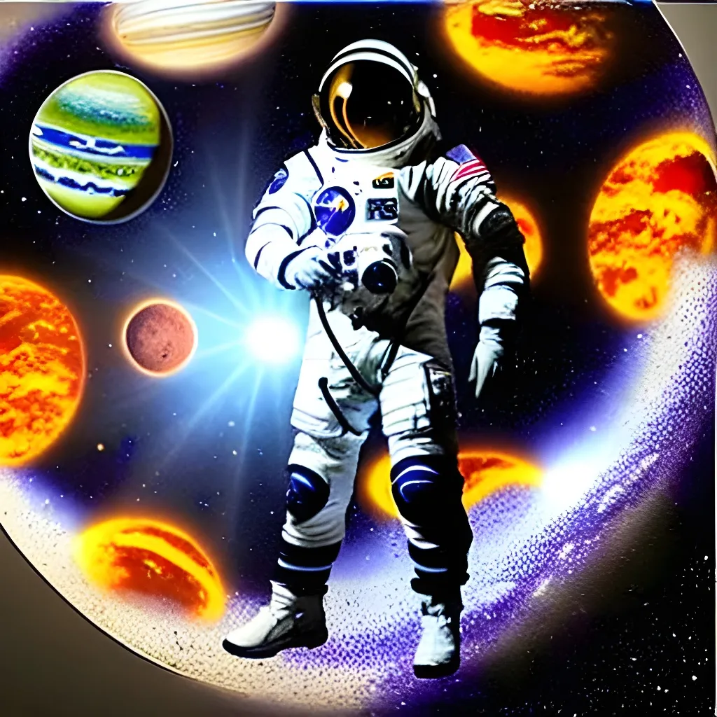 photo realistic, hyper detailed, space-woman in spac... | OpenArt