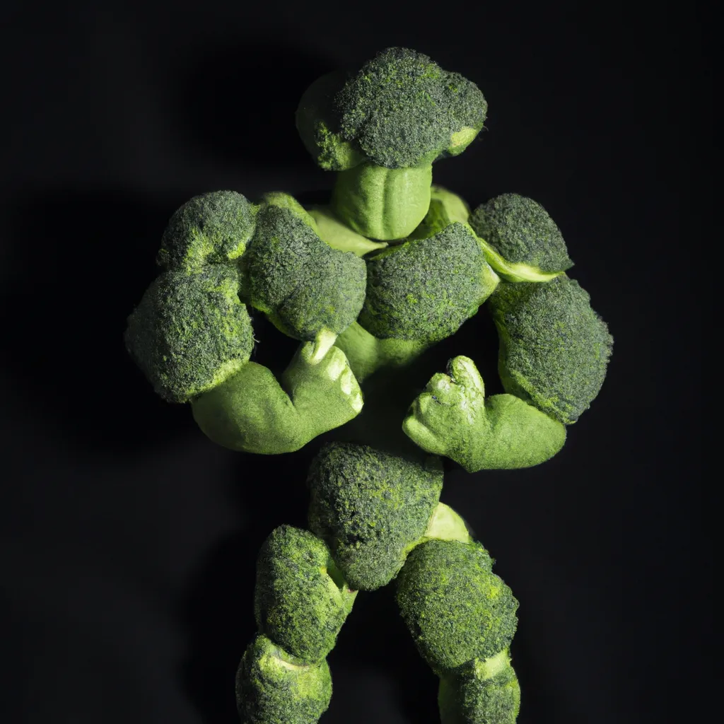 A professional photograph of a body builder made out... | OpenArt