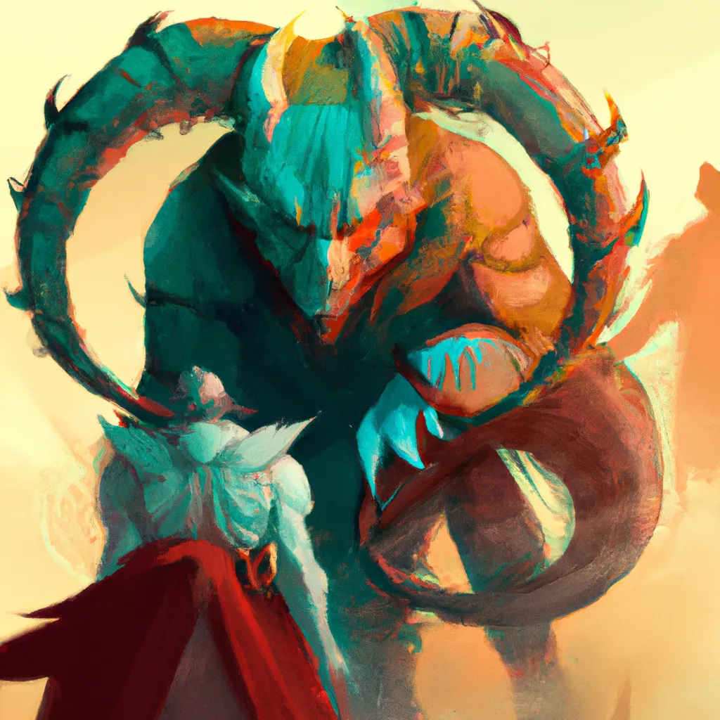 leviathan and devil and demon and human hybrid, digi... | OpenArt