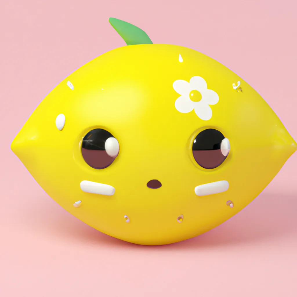 3D Render of Lemon by sanrio | OpenArt