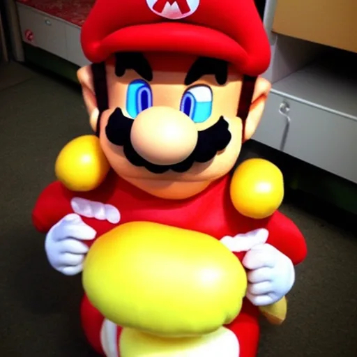 super mario in a hotdog costume. | OpenArt