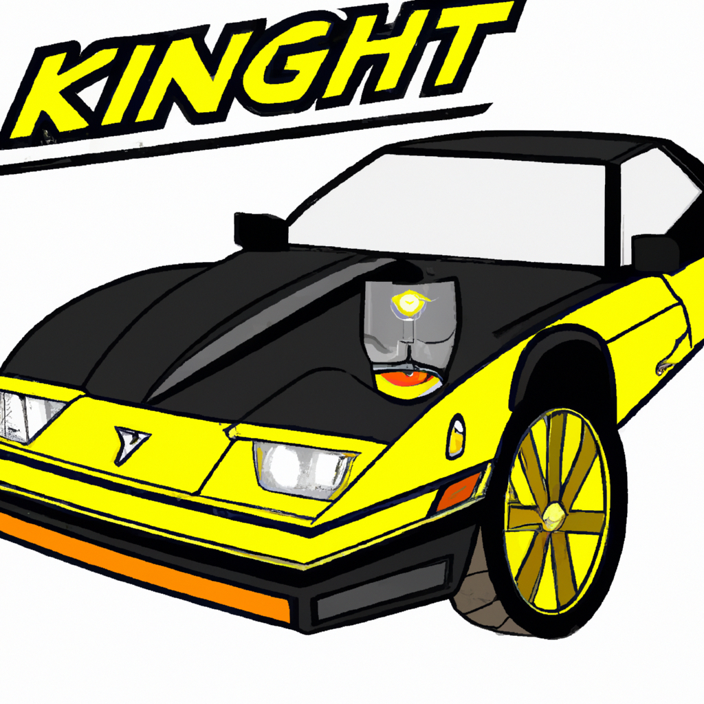 Knight Rider Kitt car with a lemon design | OpenArt