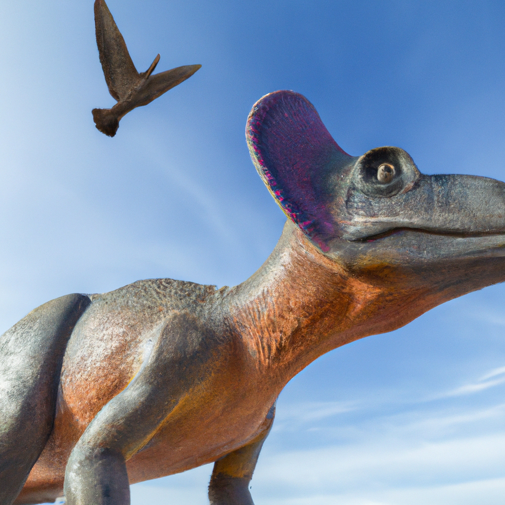 A mammal dinosaur and it' head like a pigeon, full s... | OpenArt
