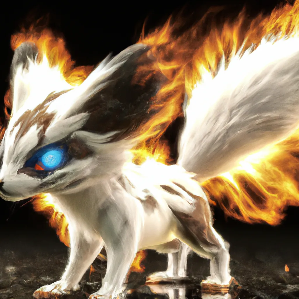 fire/ghost type spotted skunk, skunk pokemon, cute p... | OpenArt