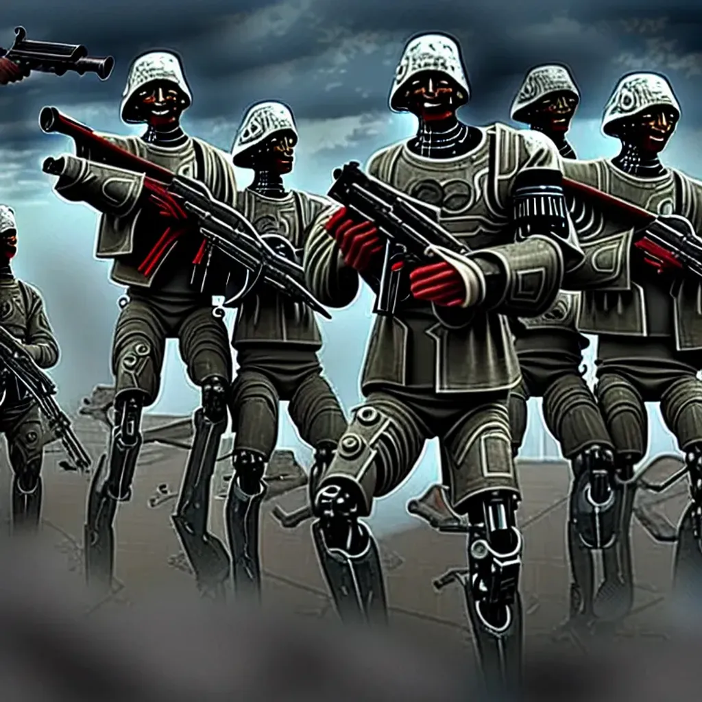 cyborg rebel soldiers | OpenArt