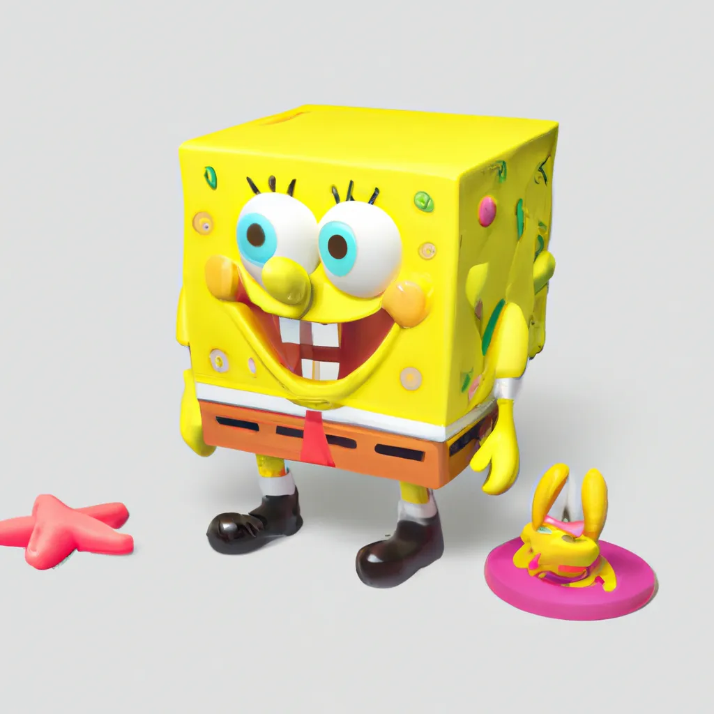 3D Render of SpongeBob SquarePants by sanrio | OpenArt