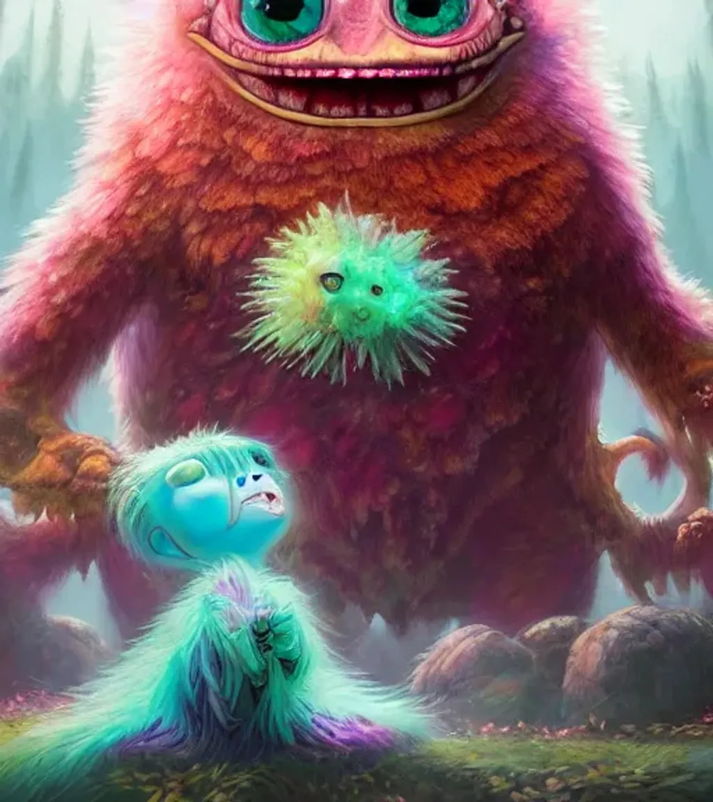 monster, deep one soft focus, clean art, profession... | OpenArt