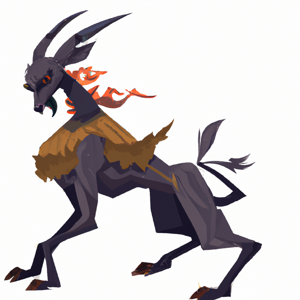 Anthropomorphic baphomet goatlike demon beast, stron... | OpenArt