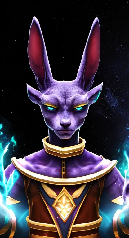 Dark Beerus Necromancer Lord, Dark Magic, Destructio... | OpenArt