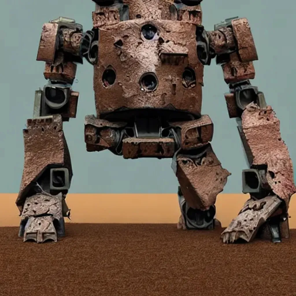 3D render of nice builder robot with happy face, int... | OpenArt