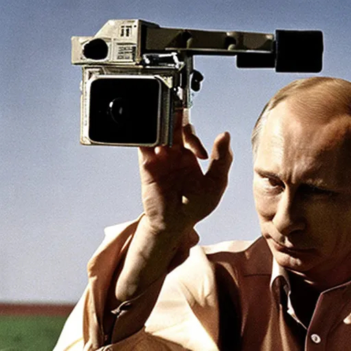 putin chad 80s movie cinema camera | OpenArt