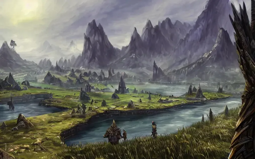 landscape, video games, elder scrolls, morrowind, bl... | OpenArt
