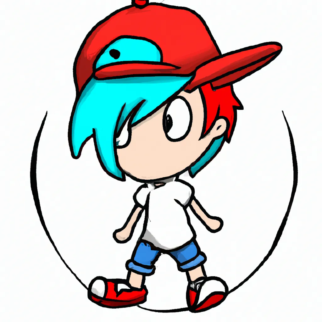 mario with blue hair | OpenArt