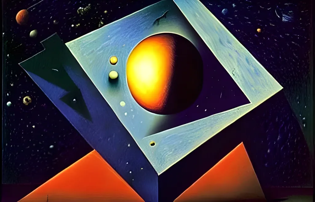 Abstract cubism Oil painting by Dave McKean, Juan Gr... | OpenArt