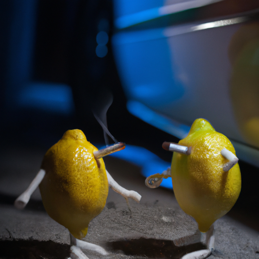 A Photo of a Anthropomorphic Lemon standing in a all... | OpenArt