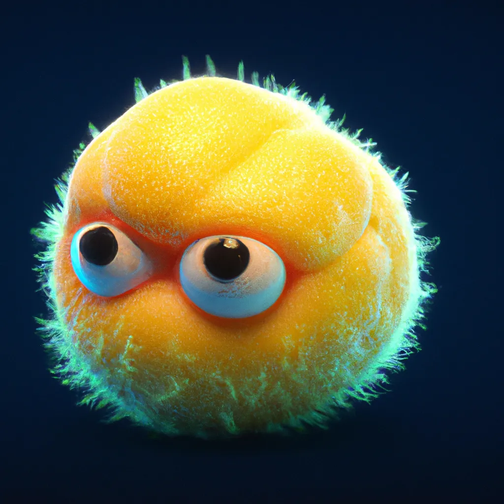 3D render of a cutest extra fluffy tropical lemon cr... | OpenArt