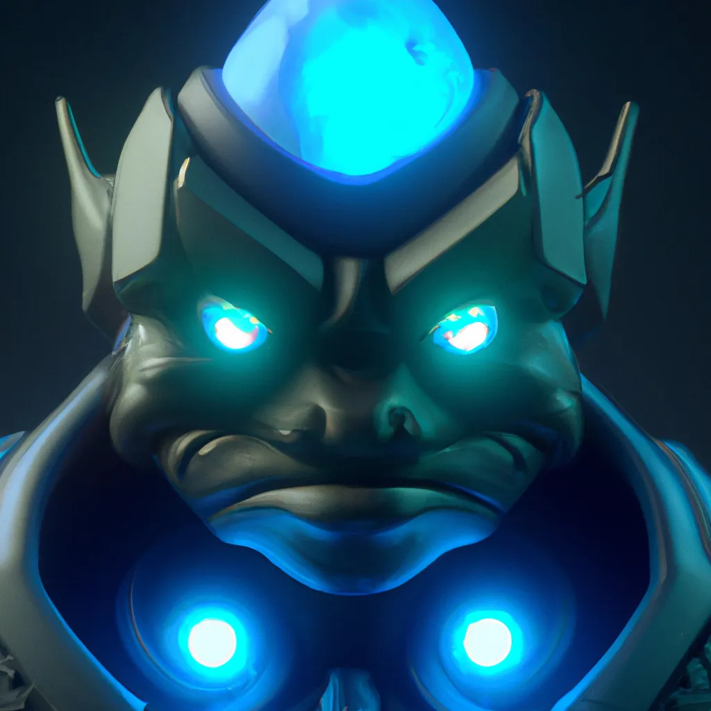 Cute Warlock from Destiny 2 is angry, bioluminescent... | OpenArt