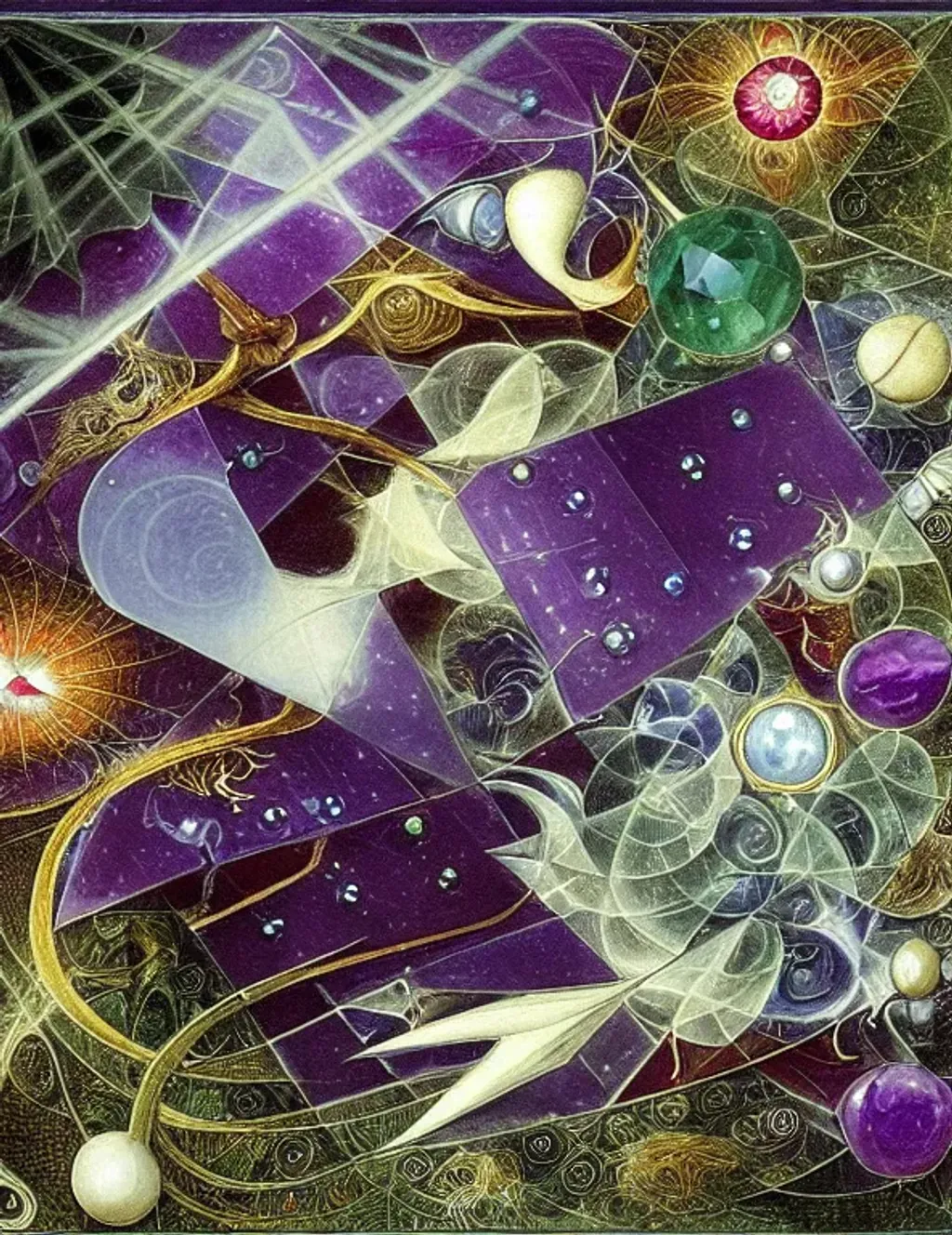 high depth, inside fractals!! calm, healing, resting... | OpenArt