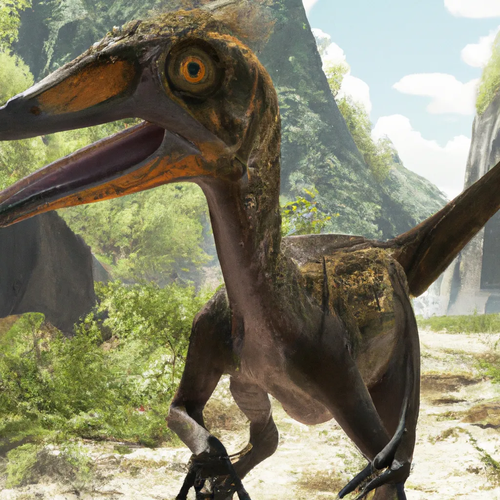 a bird eater dinosaur-lemur chimera that looks simil... | OpenArt