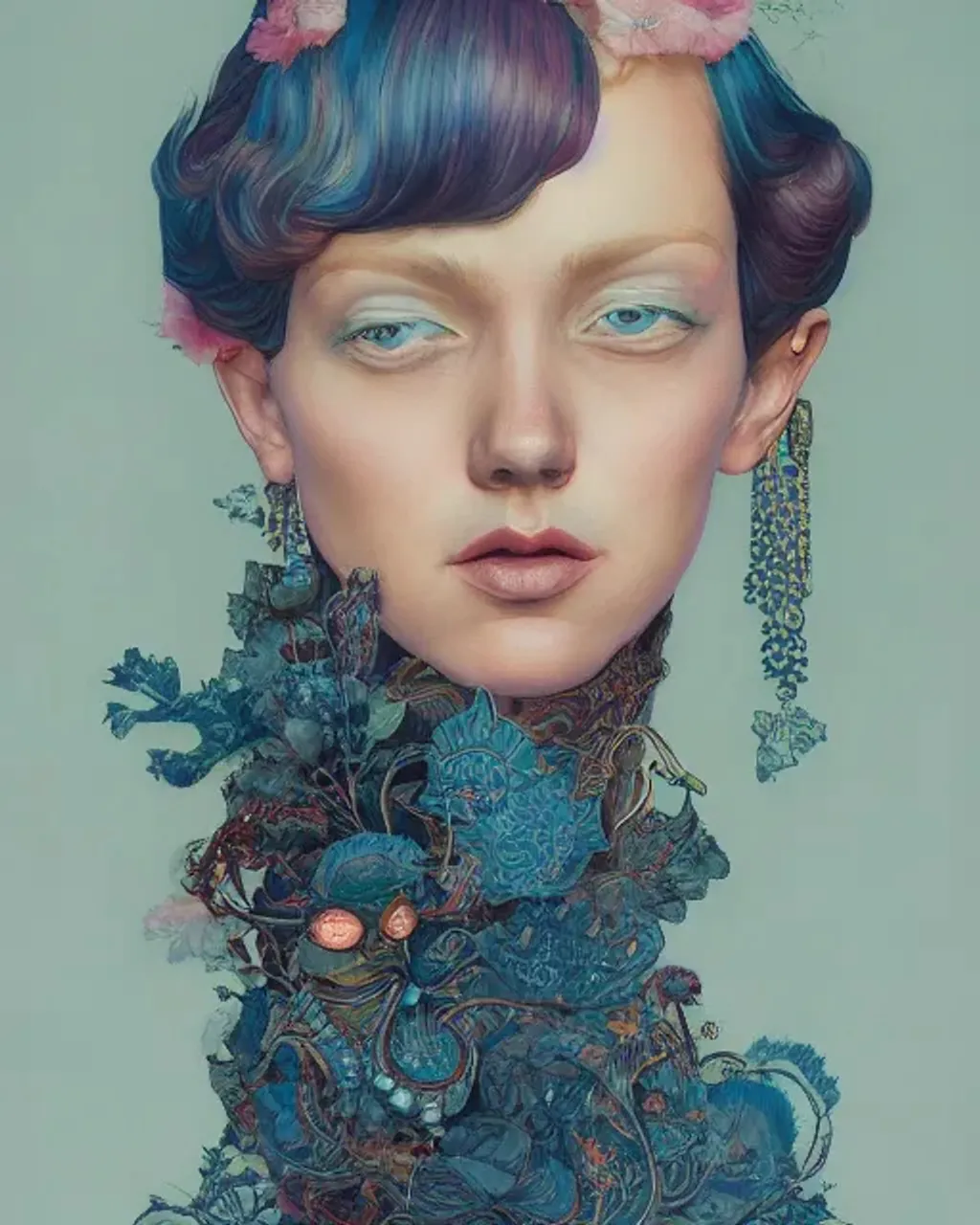 portrait by Martine Johanna and Simon Stålenhag and... | OpenArt