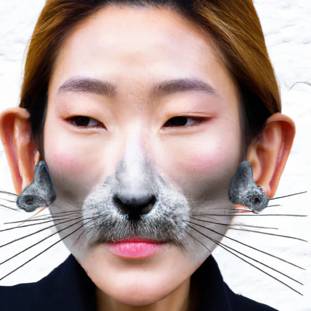 portrait of a beautiful female model's face that has... | OpenArt