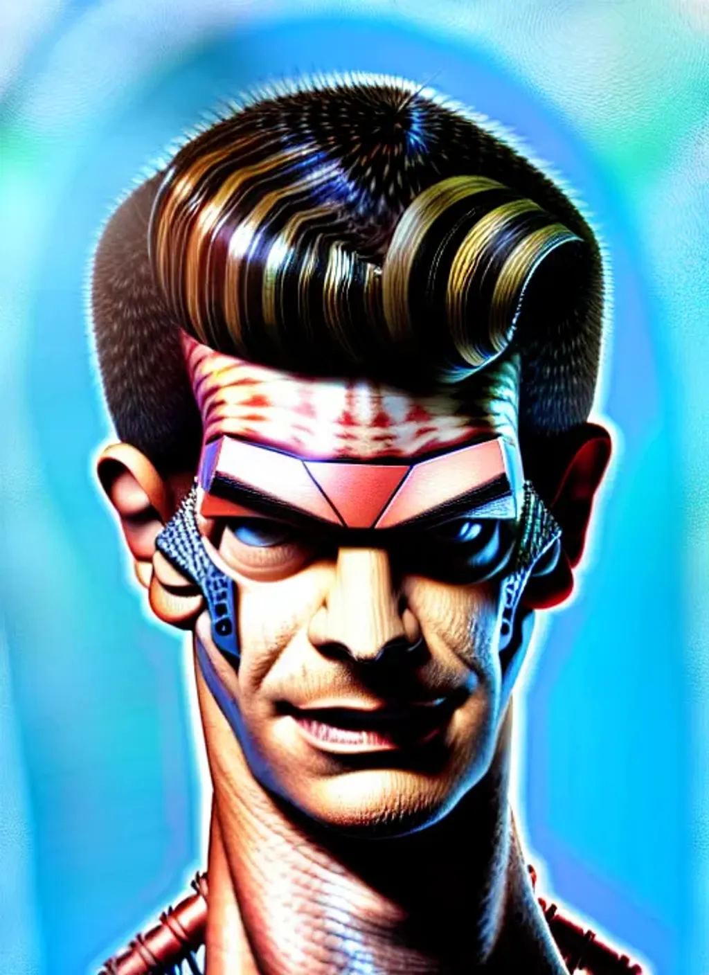 Andrew Garfield Cyborg, by Dave Dorman | OpenArt