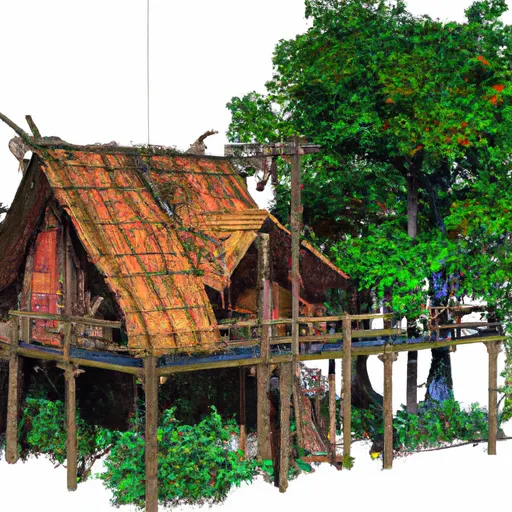 realistic, hdr, house in the jungle | OpenArt