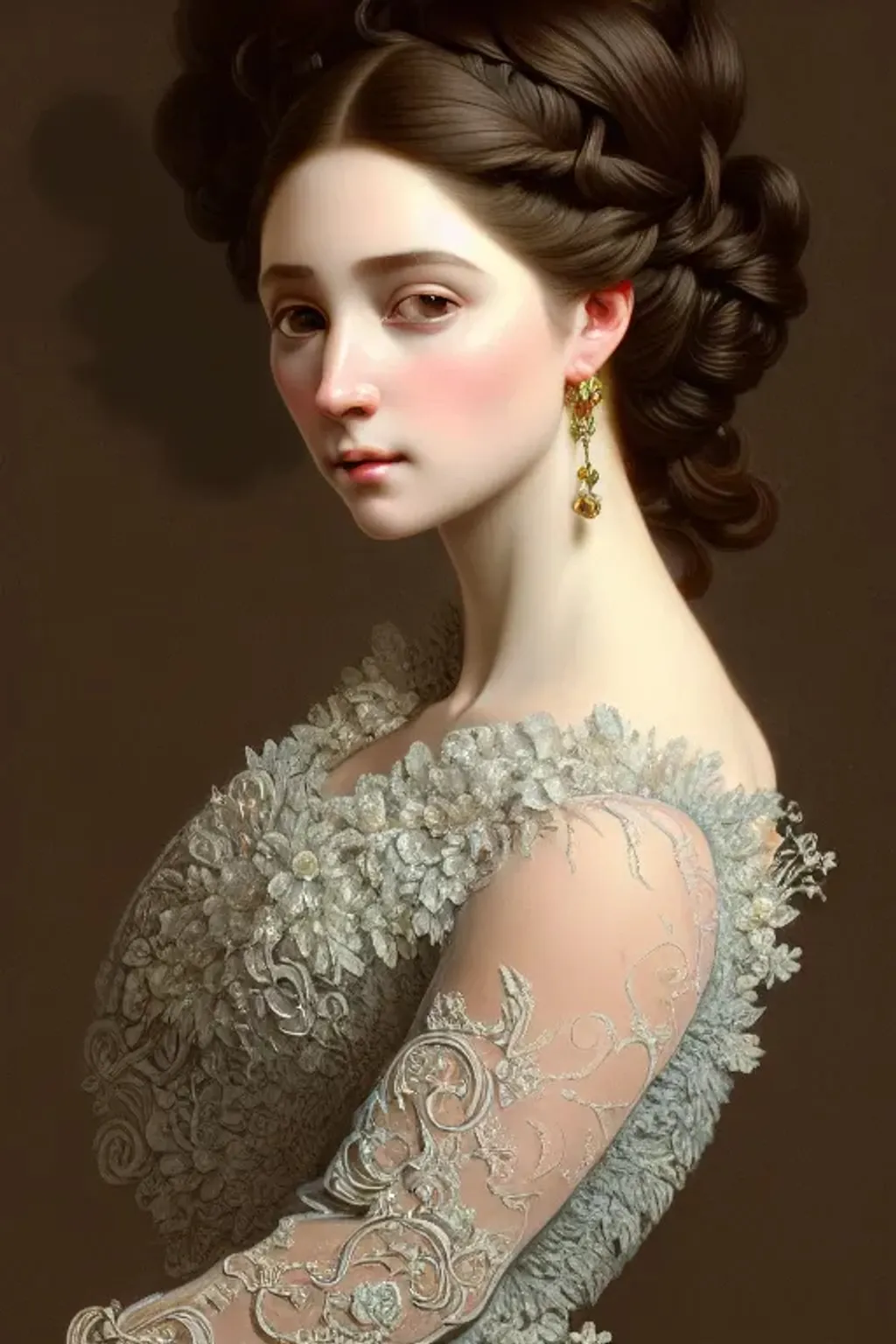 intricate portrait, baroque, stunningly beautiful, p... | OpenArt
