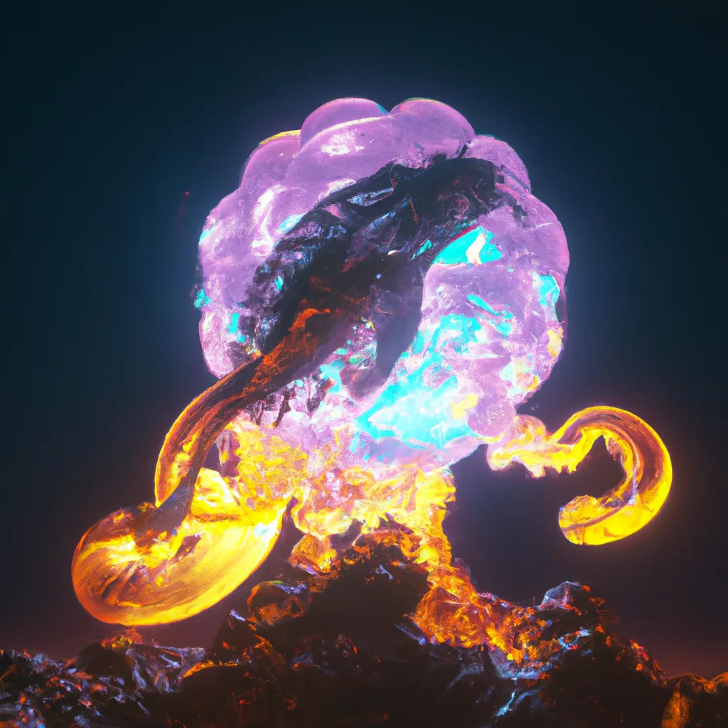 Humongous Jellyfish as a Dragon on a crystal planet,... | OpenArt