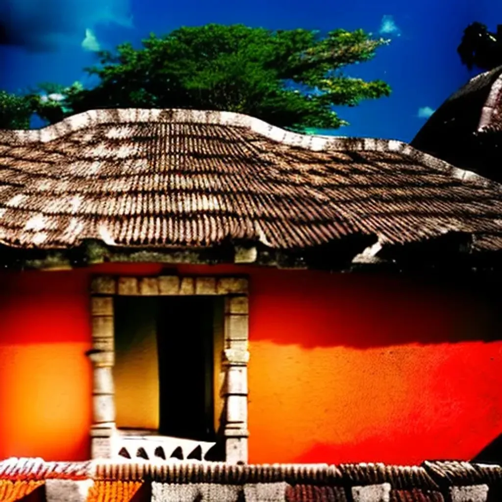 A blend of Mayan ruins and Spanish colonial architec... | OpenArt