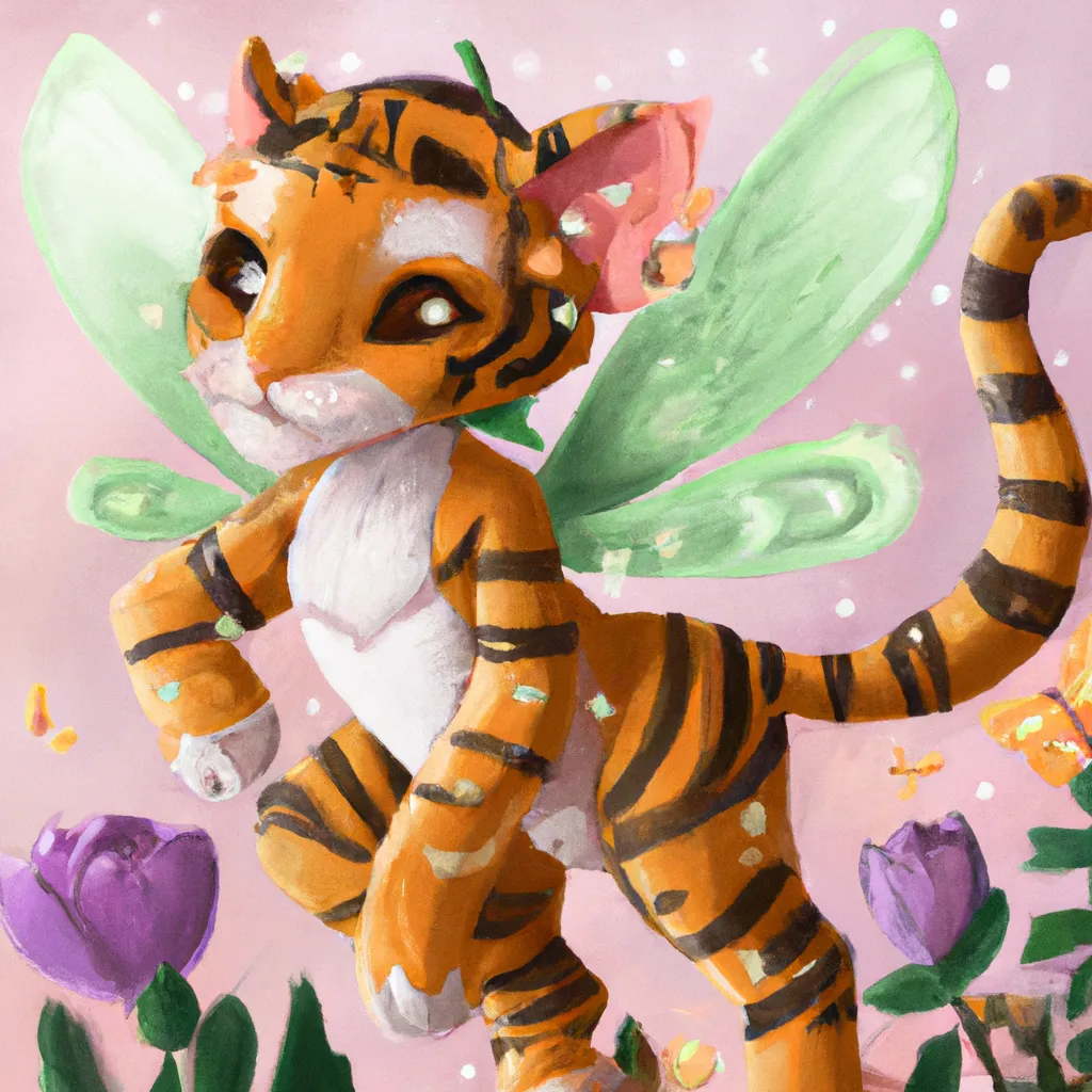cute fairy tiger fantasy art | OpenArt