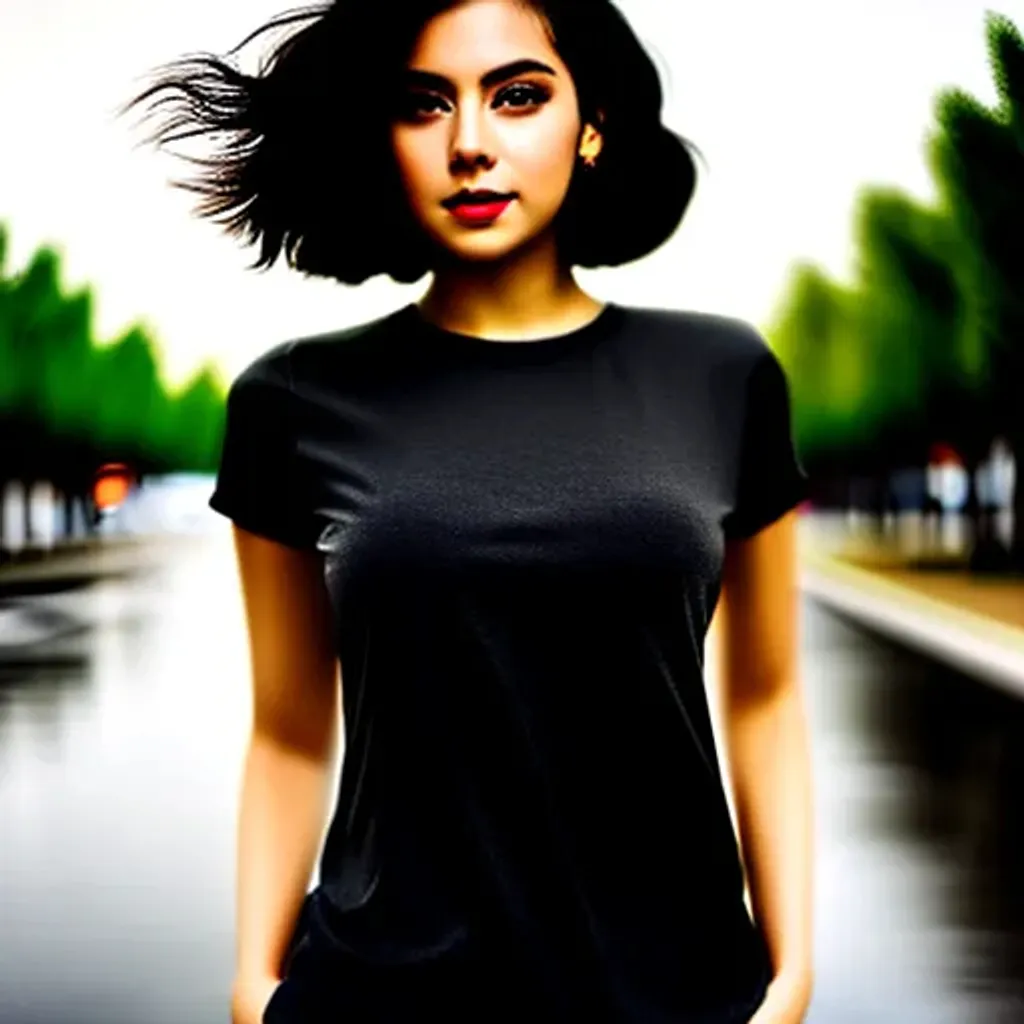 SamDoesArt a girl, hispanic, black hair, short hair,... | OpenArt