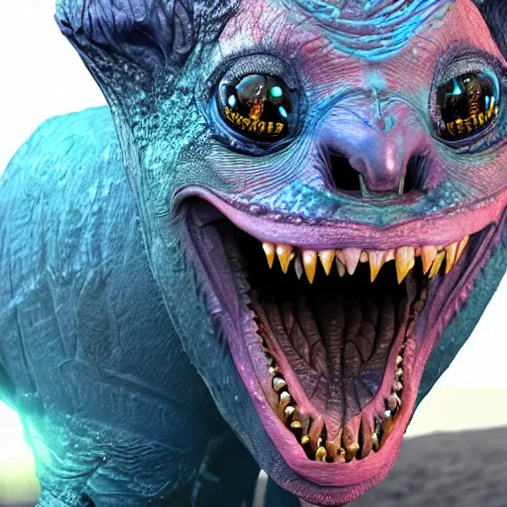 creature beautiful, joyful and happy, fantasy creatu... | OpenArt