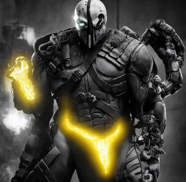 Bane wearing ghostriders suit but Watchmen style ,8k... | OpenArt