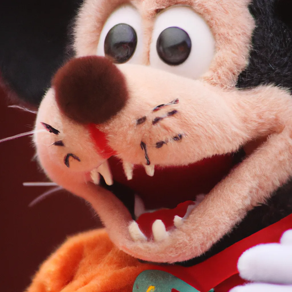 Mickey Mouse in the Muppets, photo 100mm | OpenArt