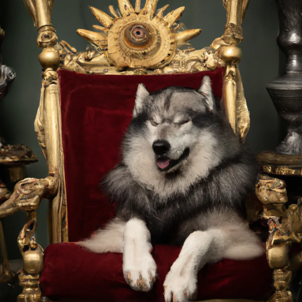 A rich siberian wolf king who lived during the Renai... | OpenArt